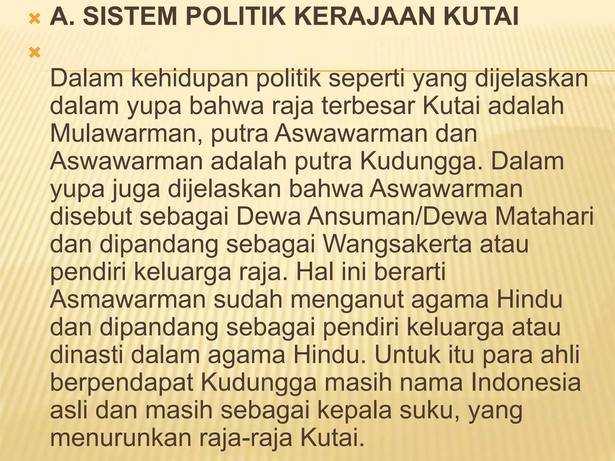 kerajaan kutai | PPTX