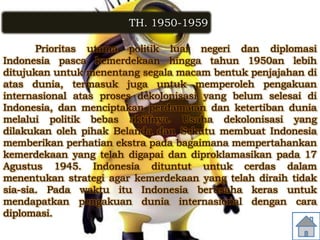 Materi Sejarah Tentang Politik Luar Negeri di Indonesia | PPTX