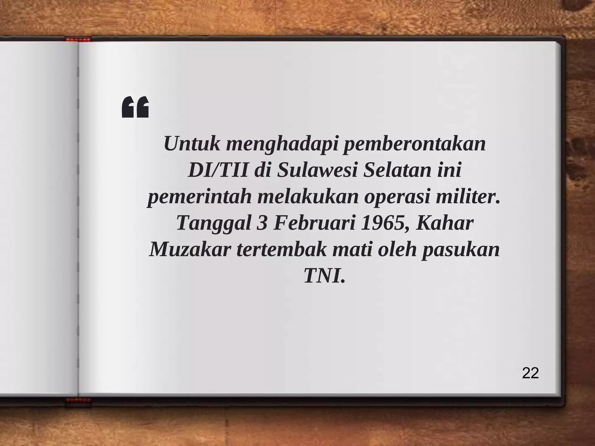 Sejarah Pemberontakan DI/TII (Sejarah Kelas XII Semester 1) | PPTX