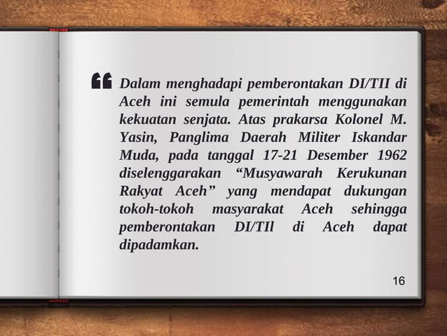 Sejarah Pemberontakan DI/TII (Sejarah Kelas XII Semester 1) | PPTX
