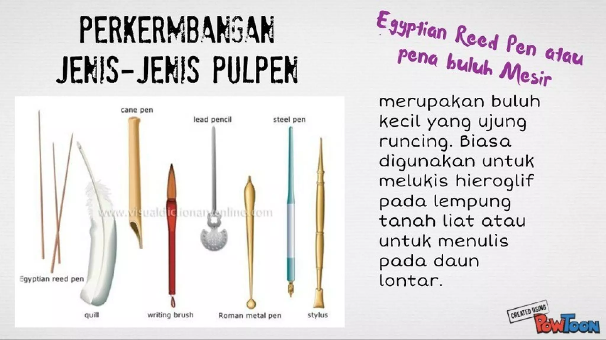 SEJARAH - Perkembangan PULPEN | PPT