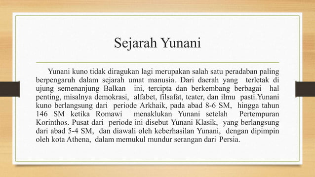 Sejarah Seni Rupa Yunani Kuno.pptx | Free Download