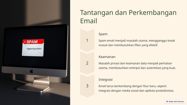 sejarah email di dunia dan keuntungan dan kerugiannya | PPTX