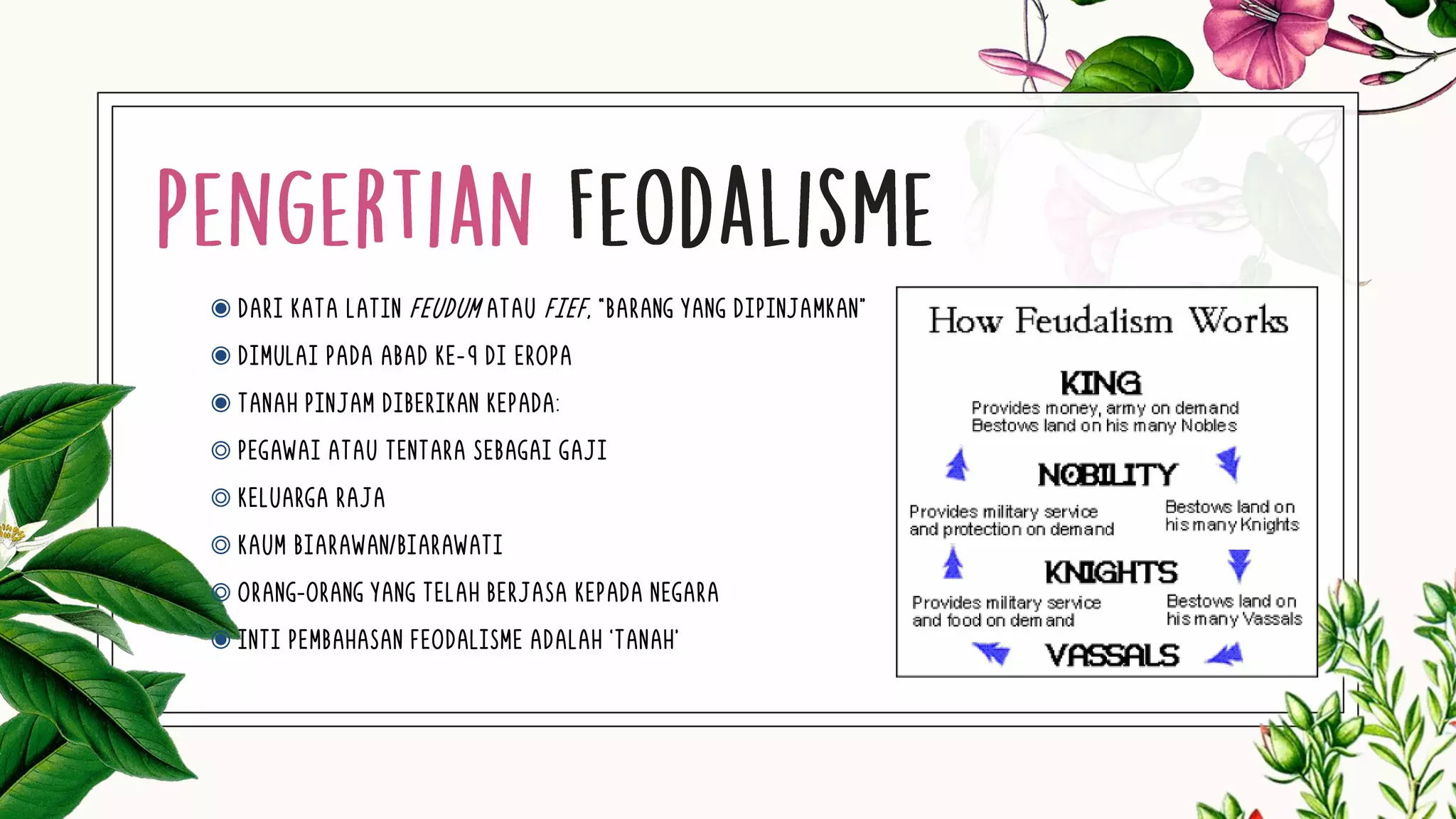 Sejarah - Feodalisme | PDF