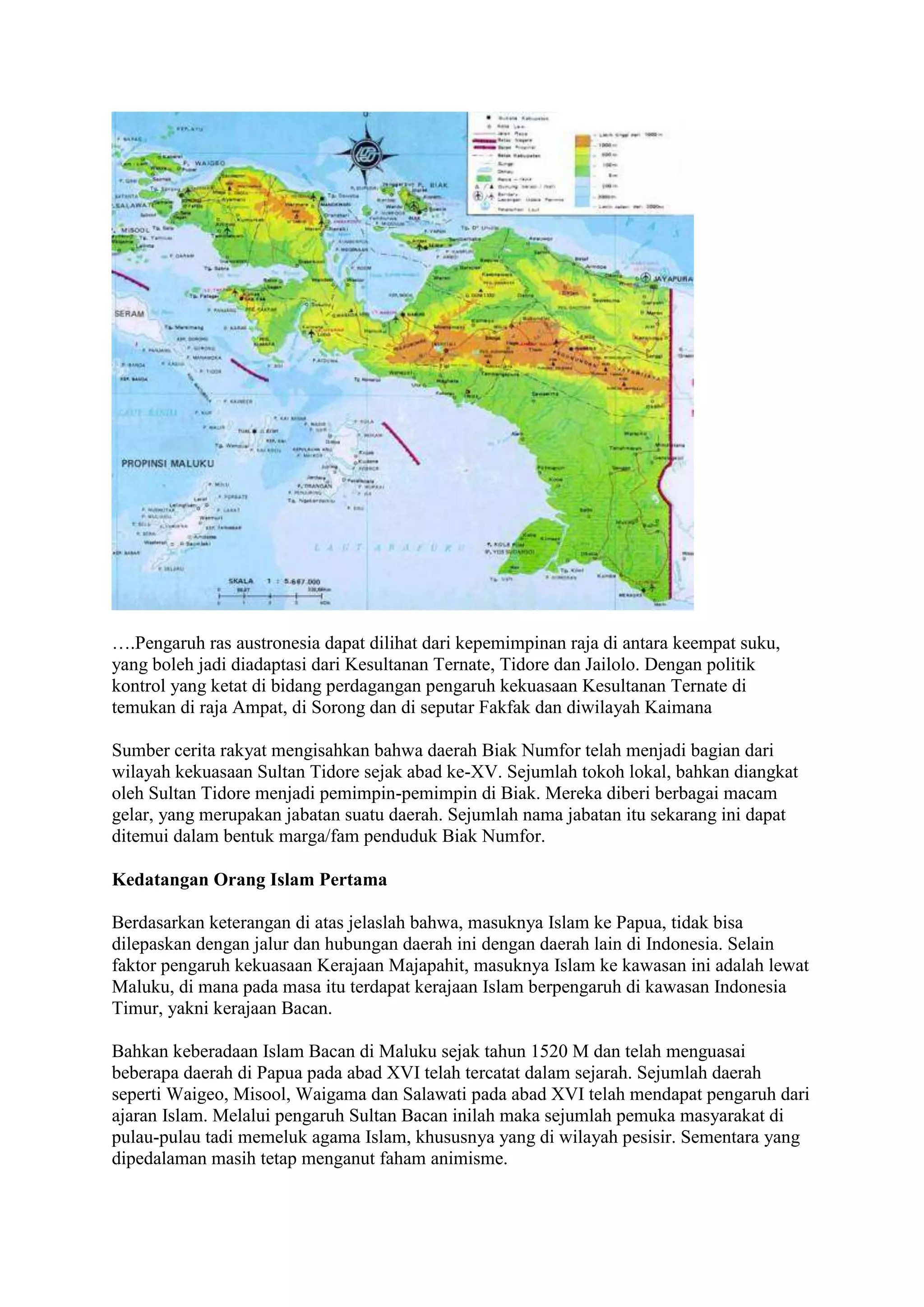 Sejarah islam di papua | PDF