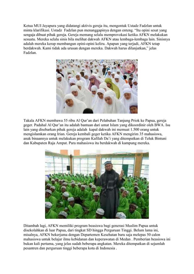 Sejarah islam di papua | PDF