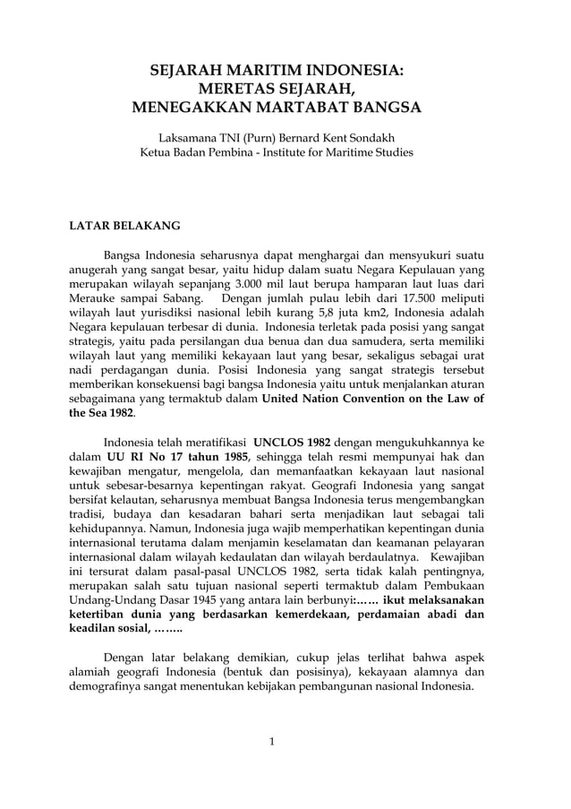 Sejarah maritim-indonesia | PDF