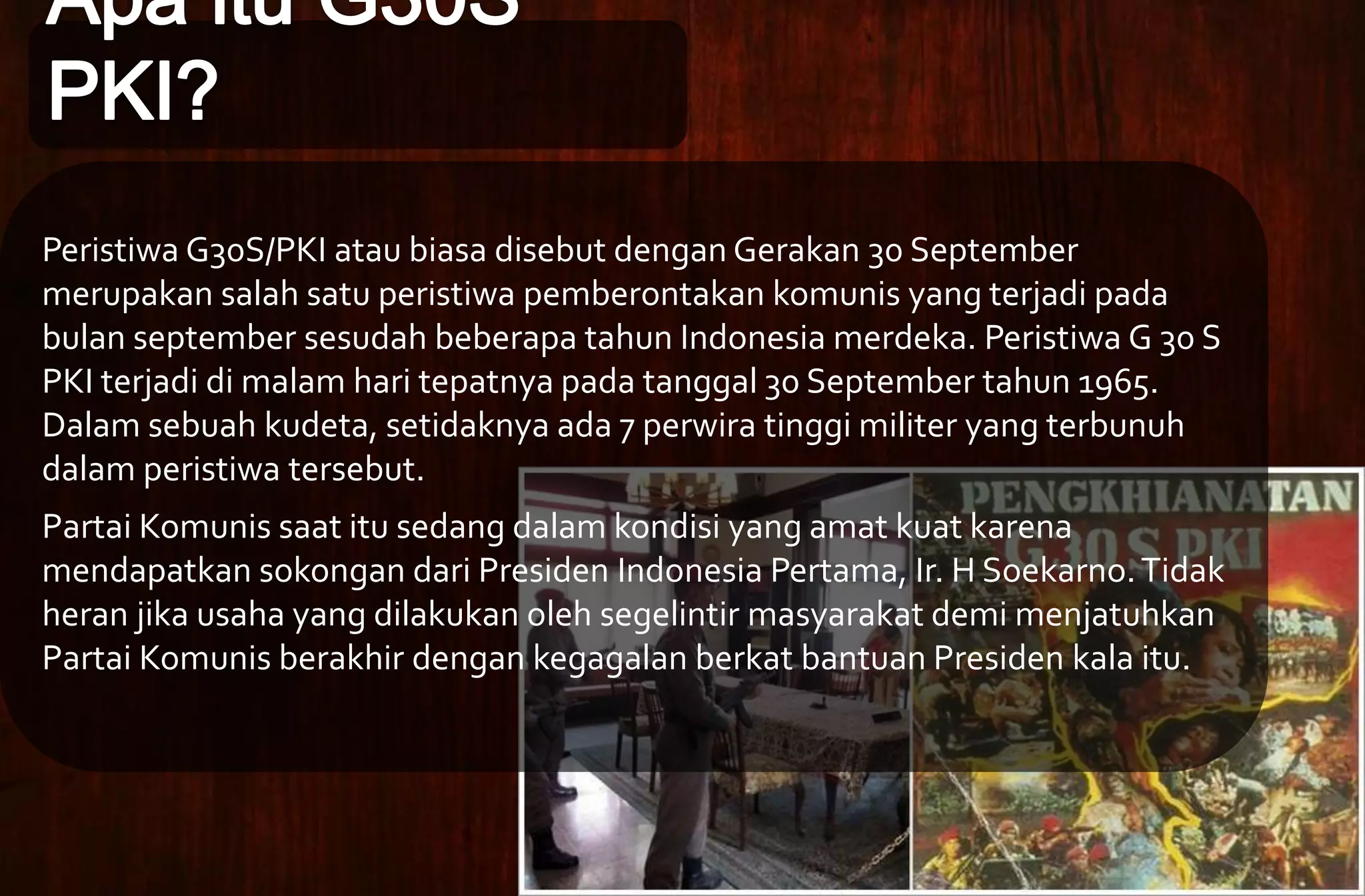 gerakan 30 september 1965 PKI | PPTX