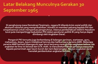 gerakan 30 september 1965 PKI | PPTX