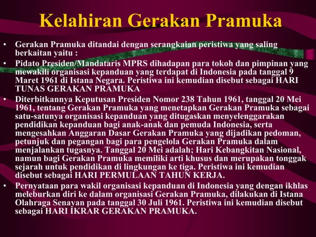 Sejarah pramuka | PPTX