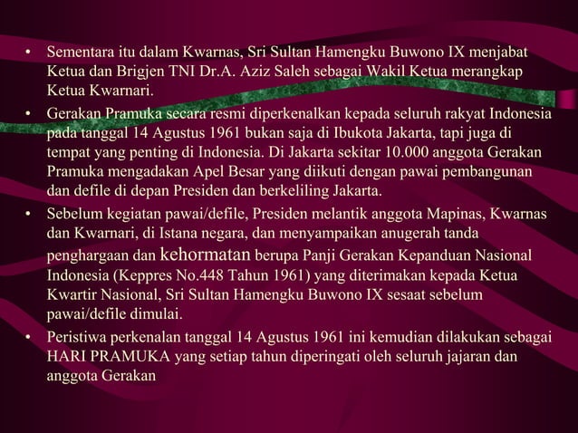 Sejarah pramuka | PPTX