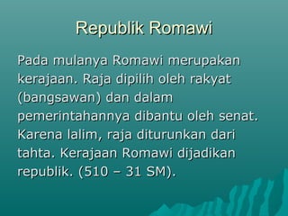 Sejarah romawi-kuno | PPT