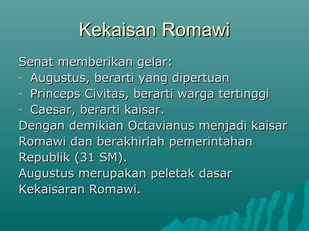 Sejarah romawi-kuno | PPT