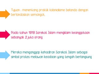 Sejarah - Sarekat Islam | PDF