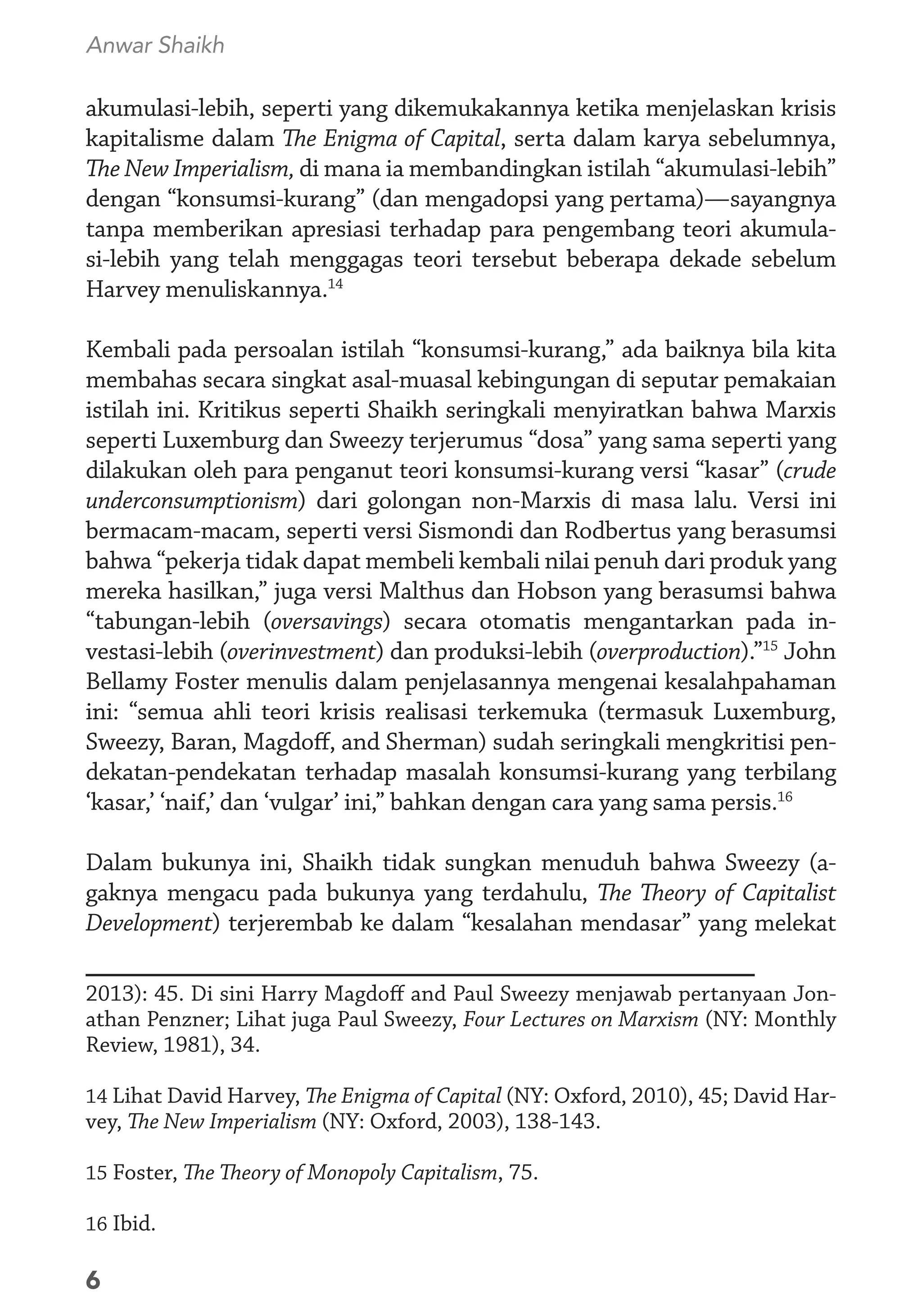 SEJARAH TEORI KRISIS : SEBUAH PENGANTAR ANALISA MARXIS -- ANWAR SHAIKH ...