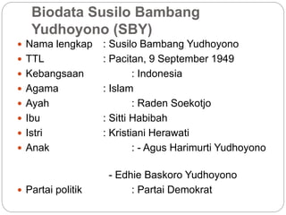 MASA PEMERINTAHAN SBY | PPT