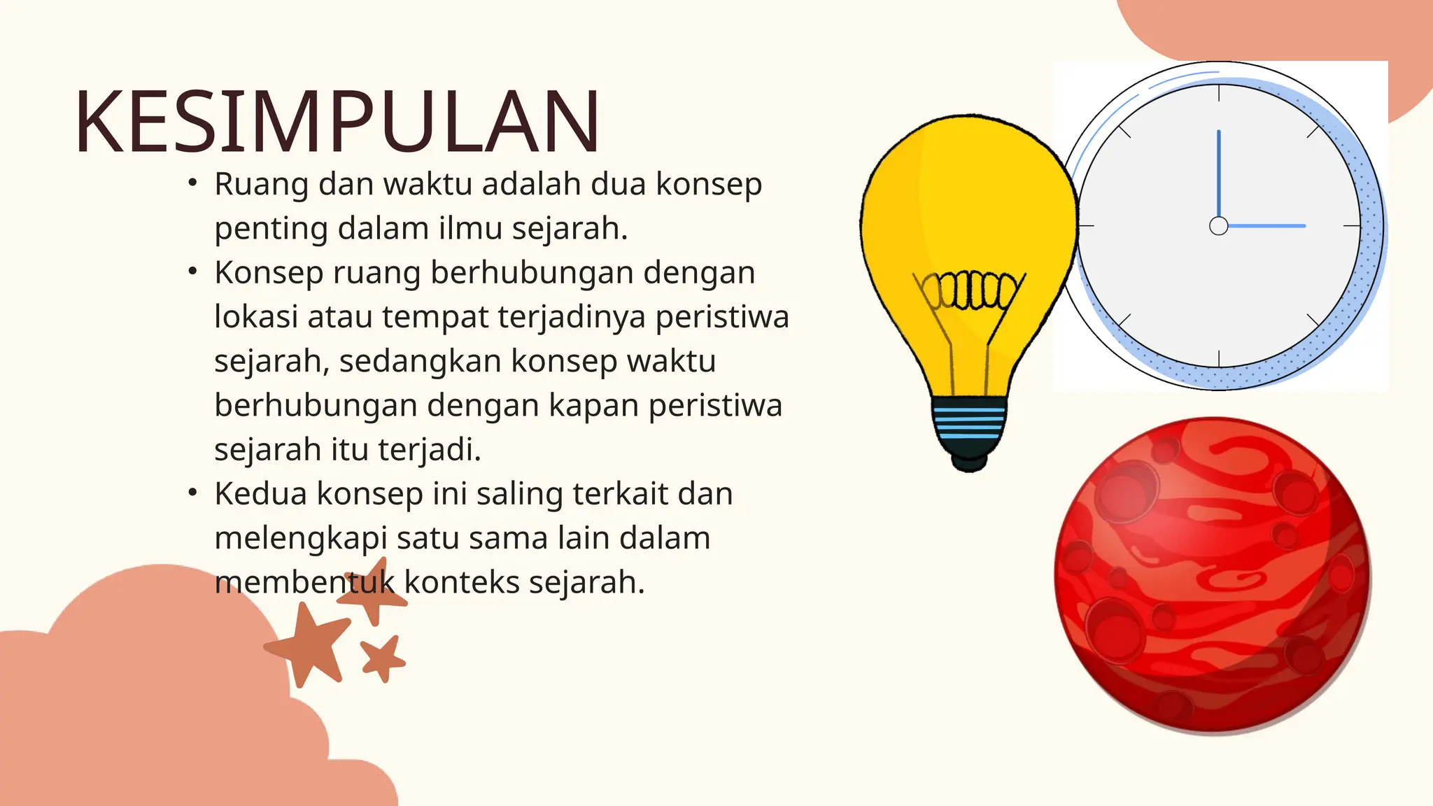 Konsep Ruang dan Waktu dalam Sejarah (ppt) | PPTX