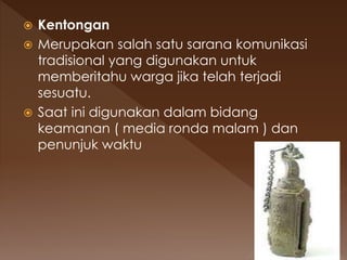 Sejarah alat komunikasi di indonesia | PPTX