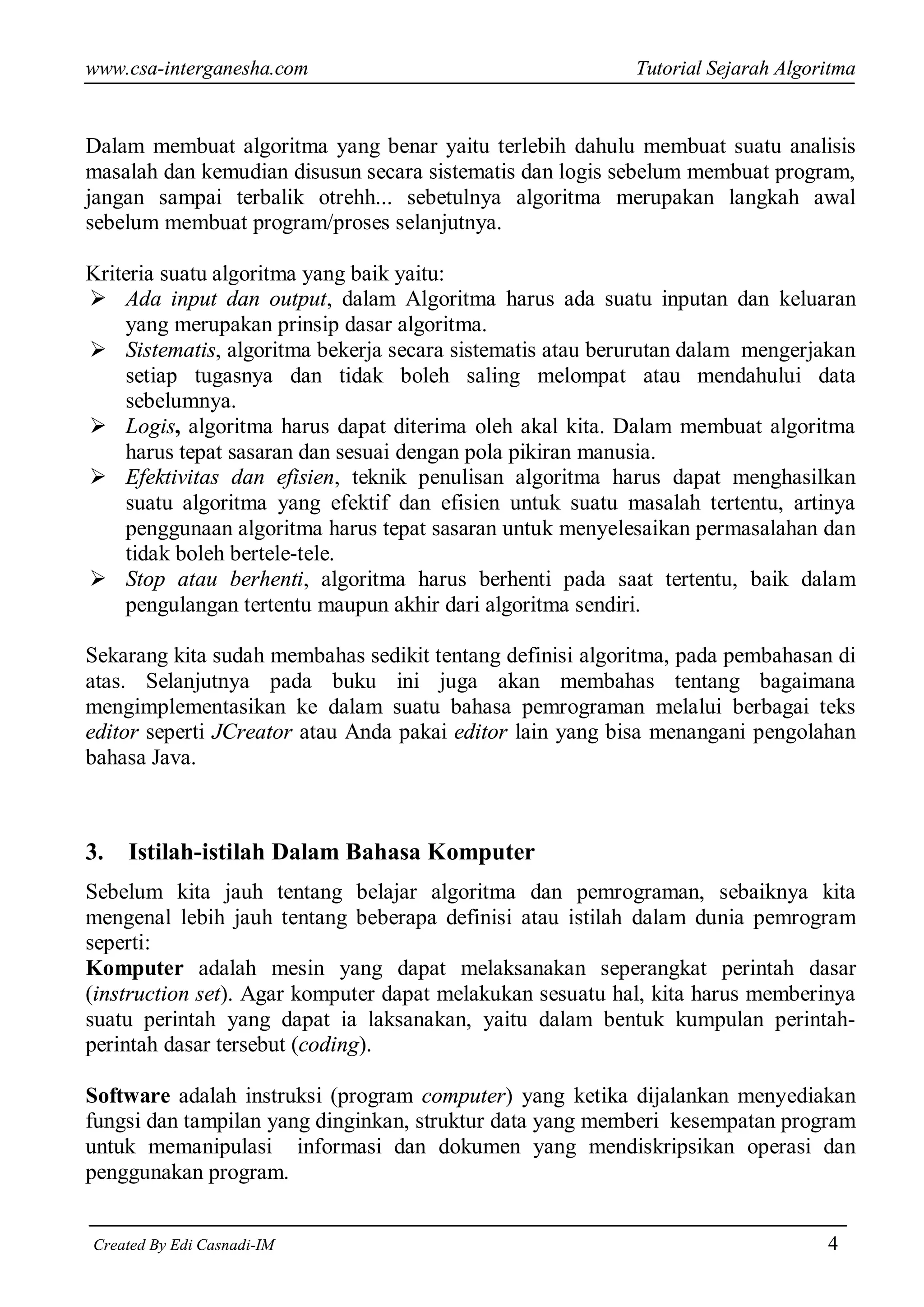 Sejarah Algoritma | PDF