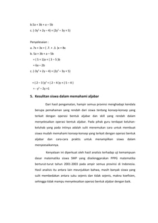 Sejarah aljabar | DOC