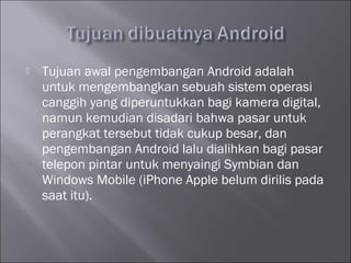 Sejarah android | PPT