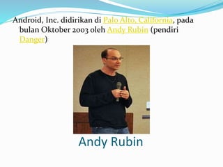 Sejarah Tentang android | PPTX