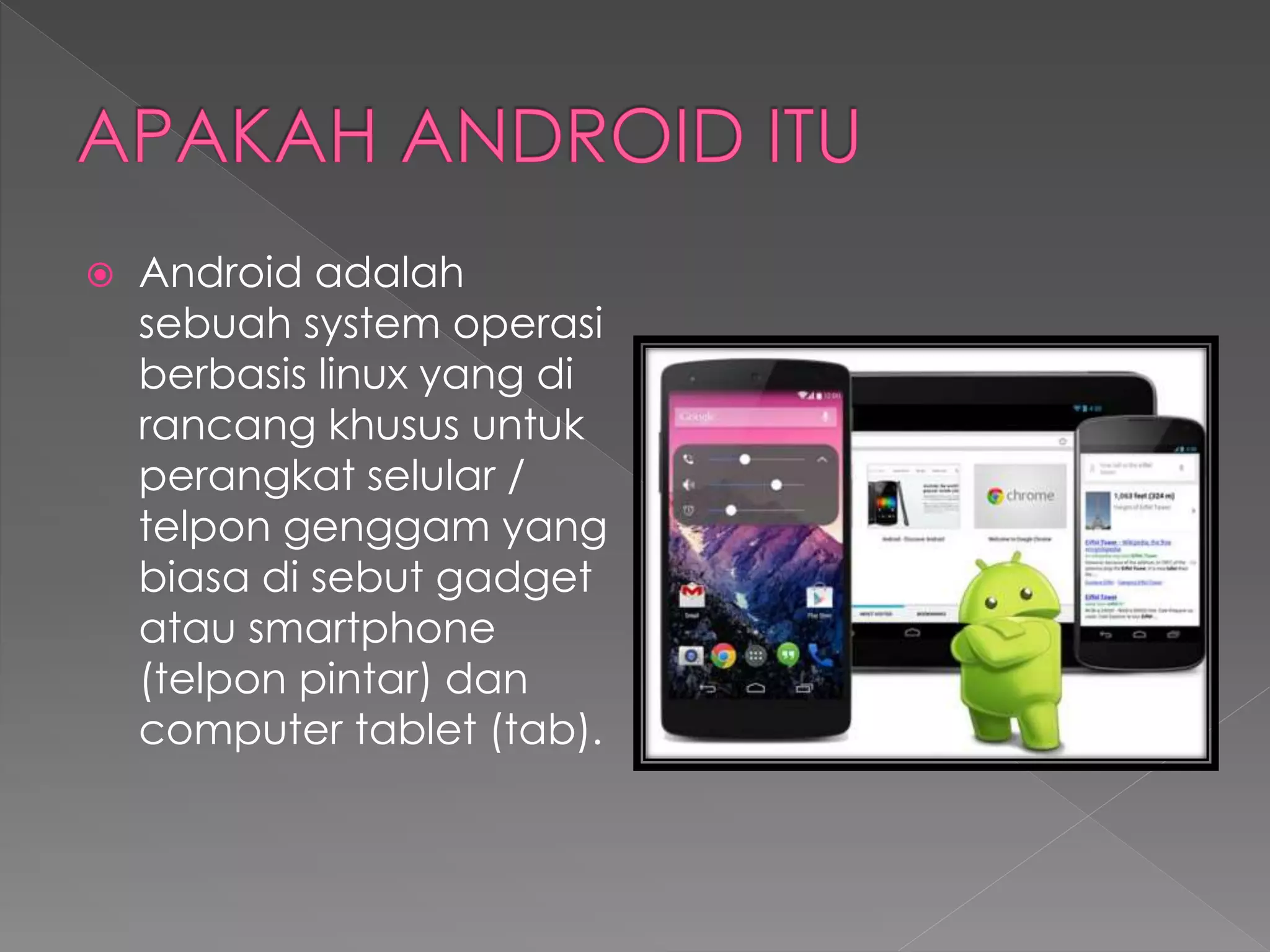 sejarah tentang android | PPTX