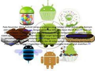 Sejarah android | PPTX