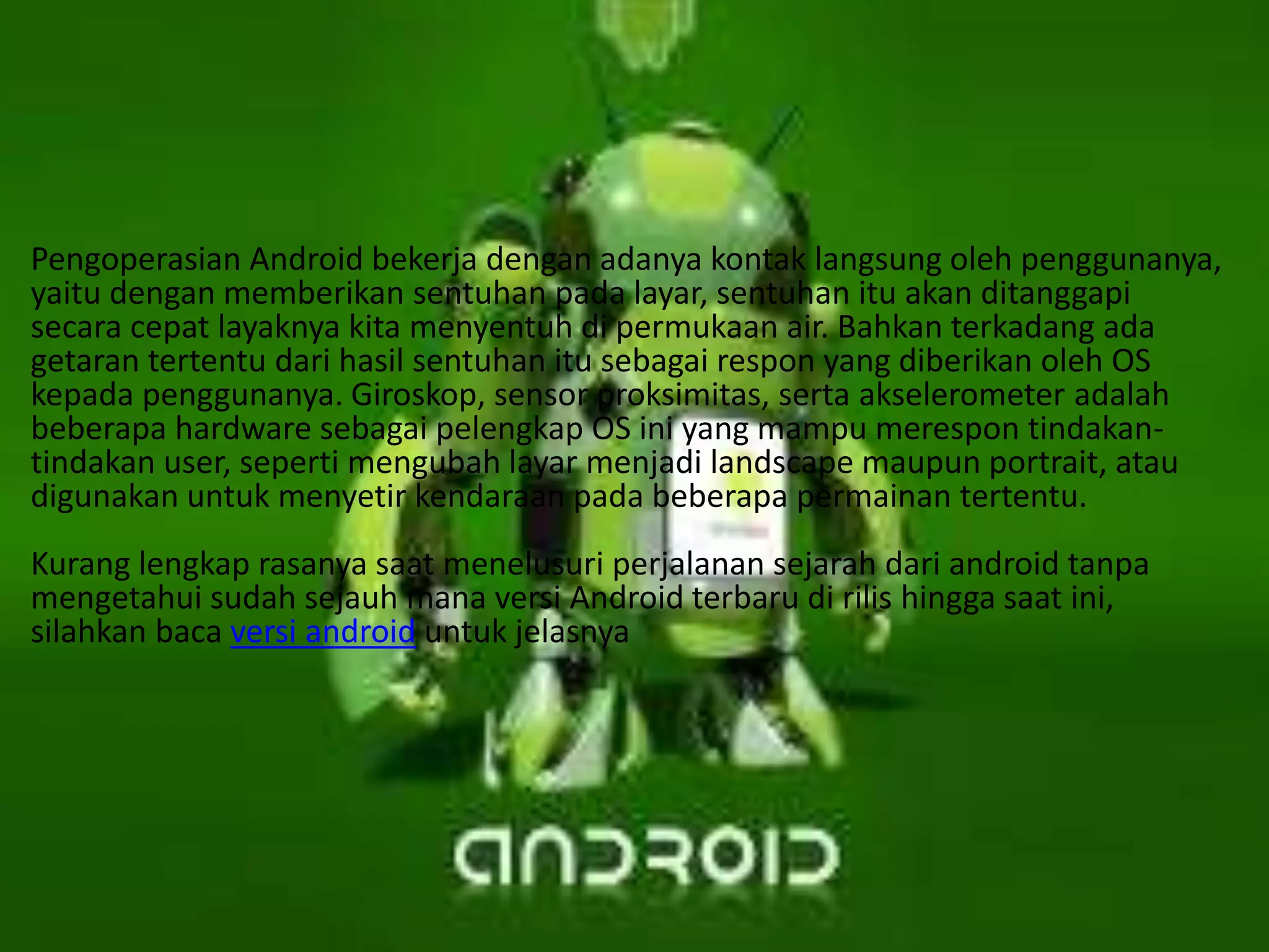Sejarah android | PPT