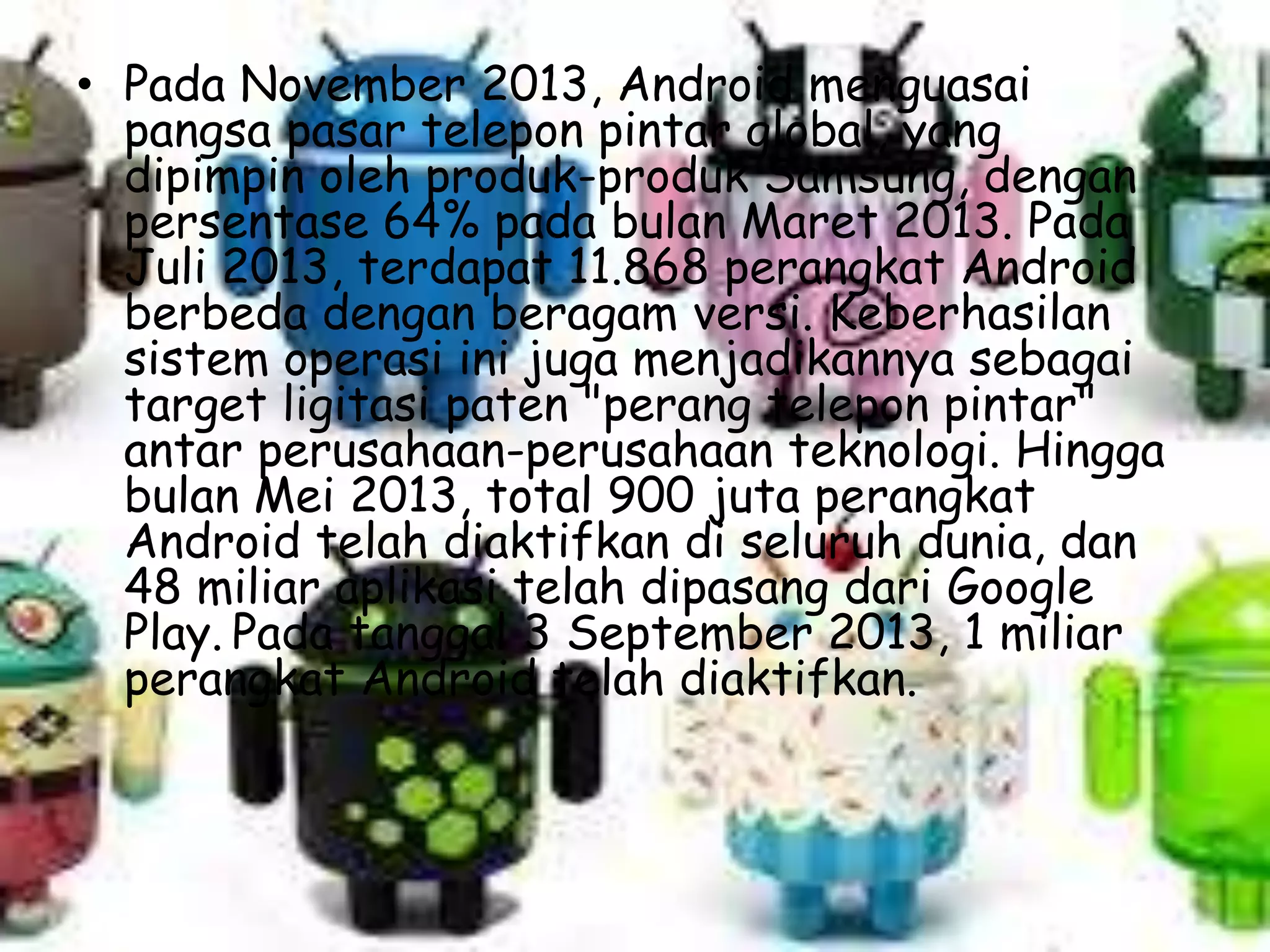 Sejarah android karen | PPT