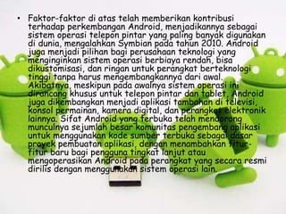 Sejarah android karen | PPT