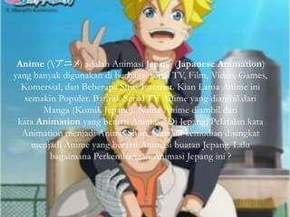 Sejarah anime | PPTX