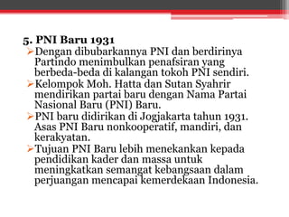 PERKEMBANGAN PERGERAKAN NASIONAL INDONESIA - Sejarah bab 3 | PPTX