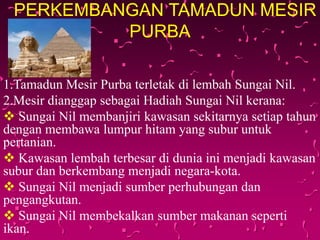 Sejarah bab 5 ting 1(mesir purba) | PPTX
