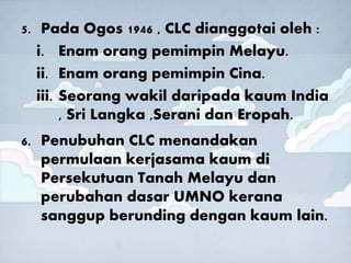 Sejarah T5 bab 5 pembinaan negara dan bangsa yang merdeka ! | PPTX