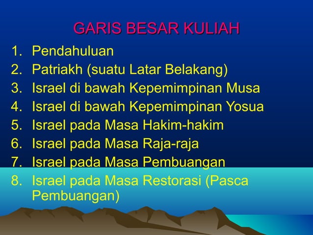 Sejarah bangsa israel | PPT