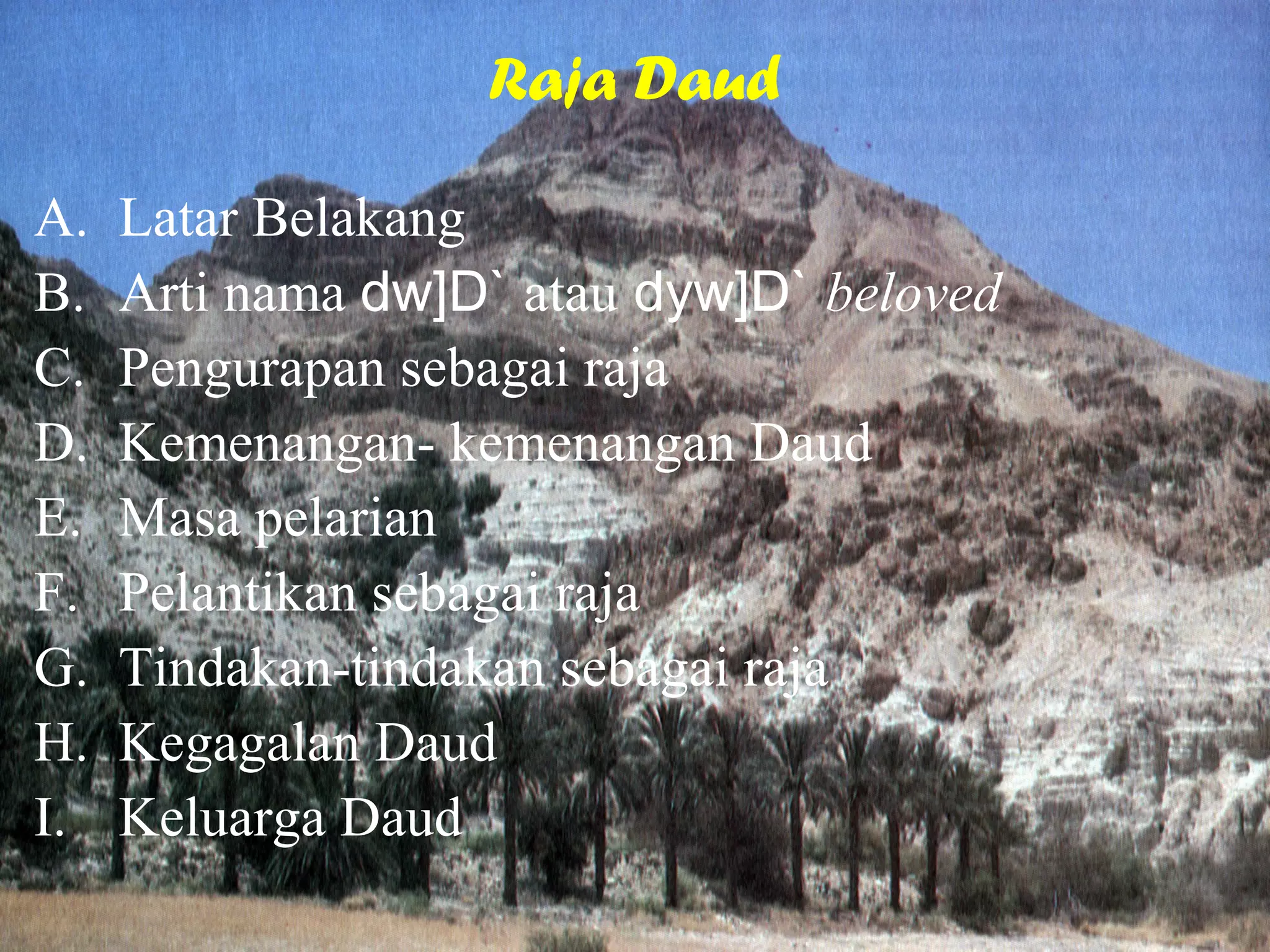 Sejarah bangsa israel | PPT