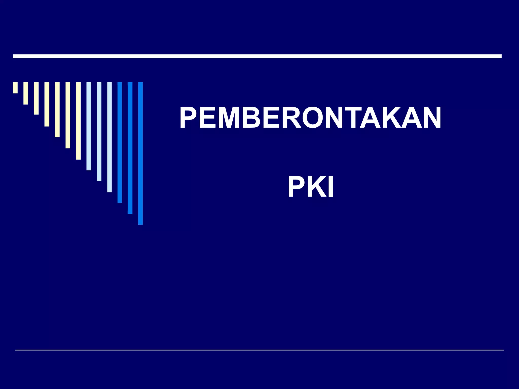 Pemberontakan PKI Madiun 1948 | ODP