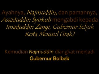 Sejarah berdirinya dinasti al ayyubiyah | PPTX