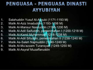 Sejarah berdirinya disnati al ayyubiyah | PPT
