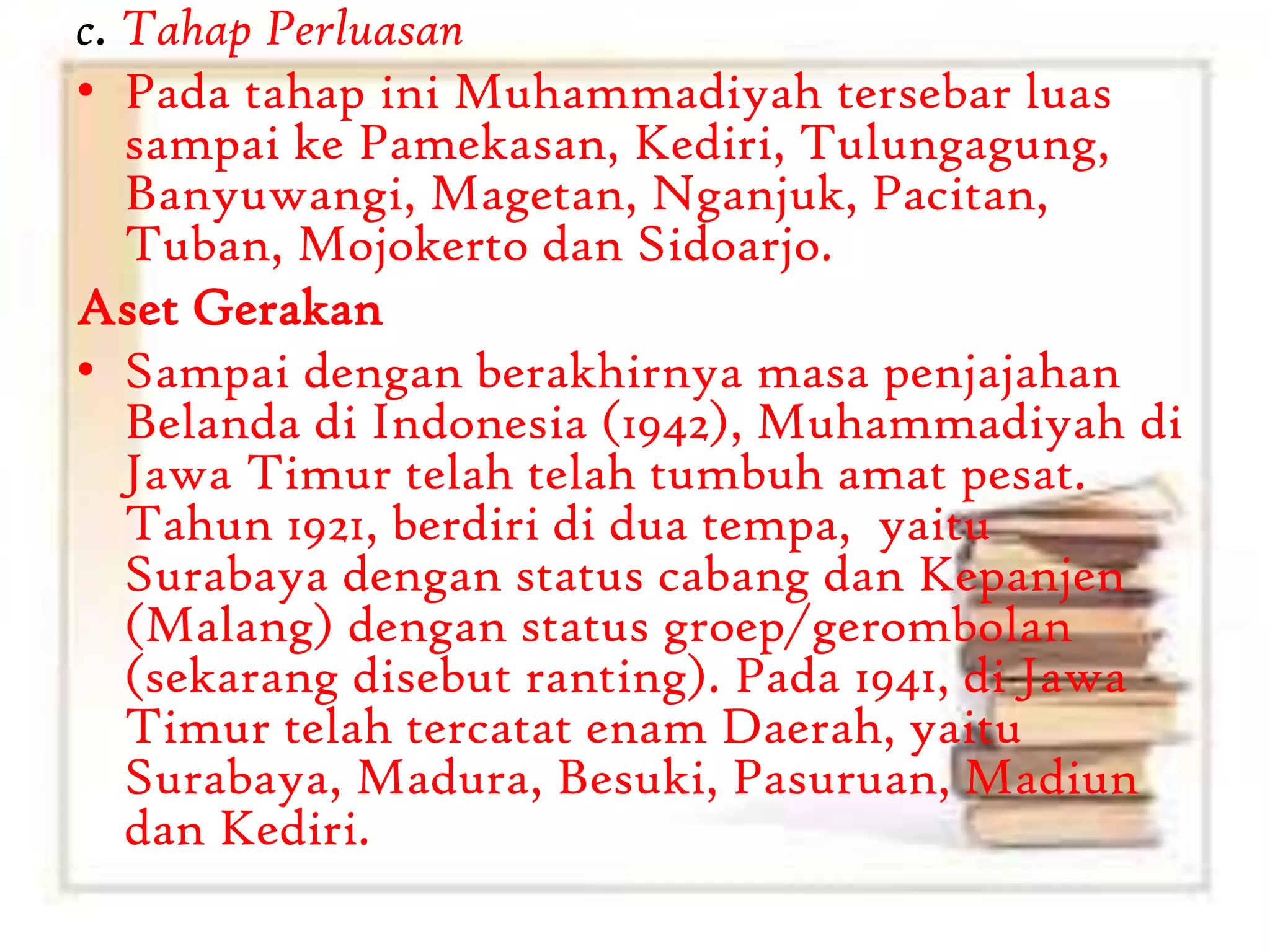 Sejarah berdirinya muhammadiyah | PPTX