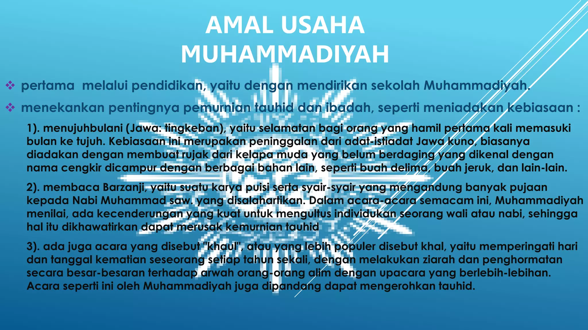 Sejarah Berdirinya Muhammadiyah | PPTX