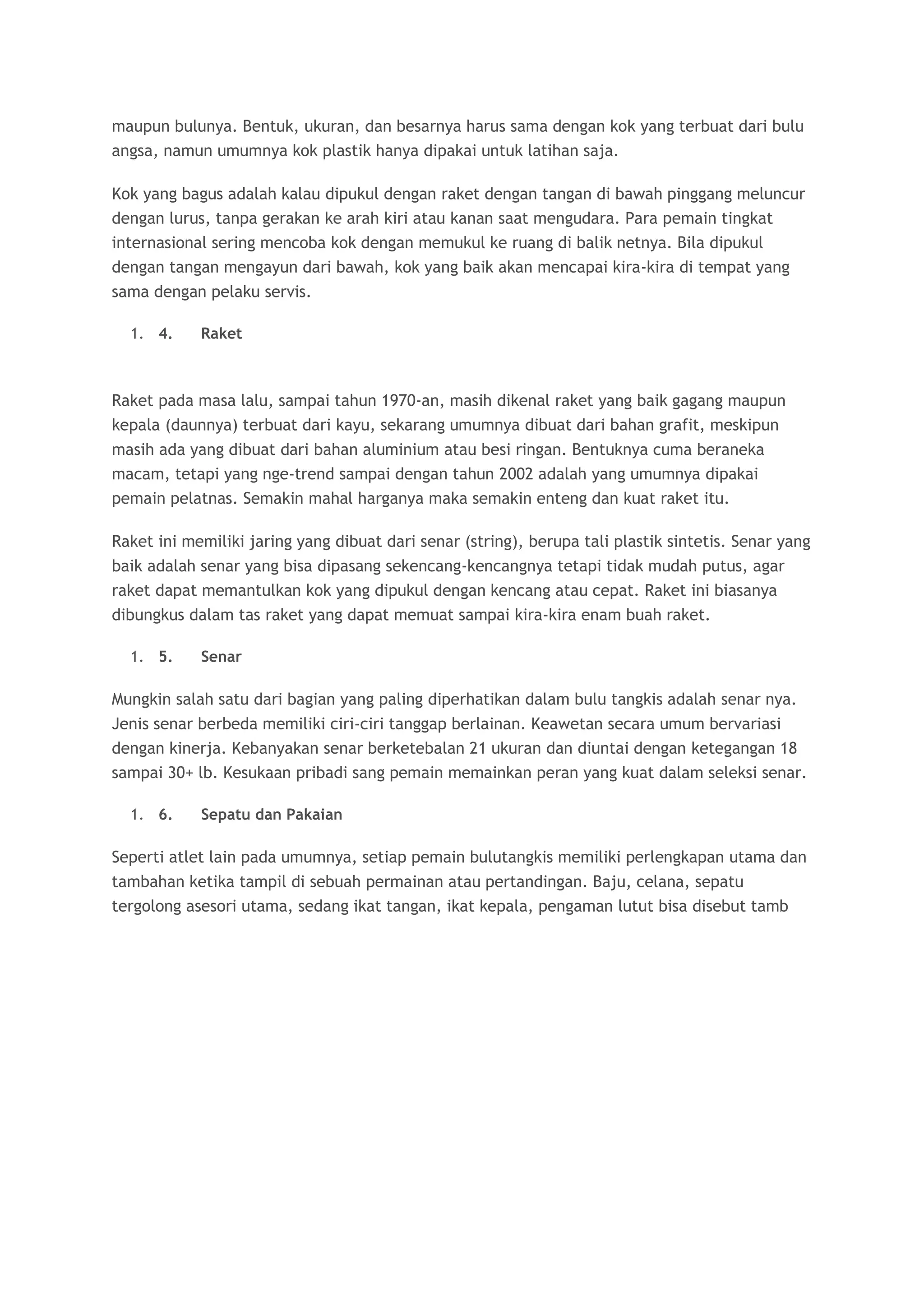 Sejarah bulu tangkis | PDF