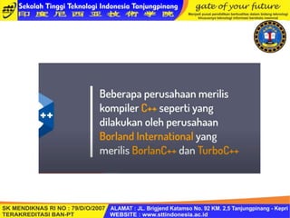 SEJARAH C++.ppt INFORMATIKA KELAS X SEMESTER GENAP | PPT
