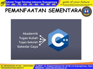 SEJARAH C++.ppt INFORMATIKA KELAS X SEMESTER GENAP | PPT