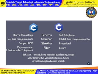 SEJARAH C++.ppt INFORMATIKA KELAS X SEMESTER GENAP | PPT