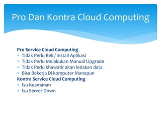 Sejarah cloud computing | PPTX