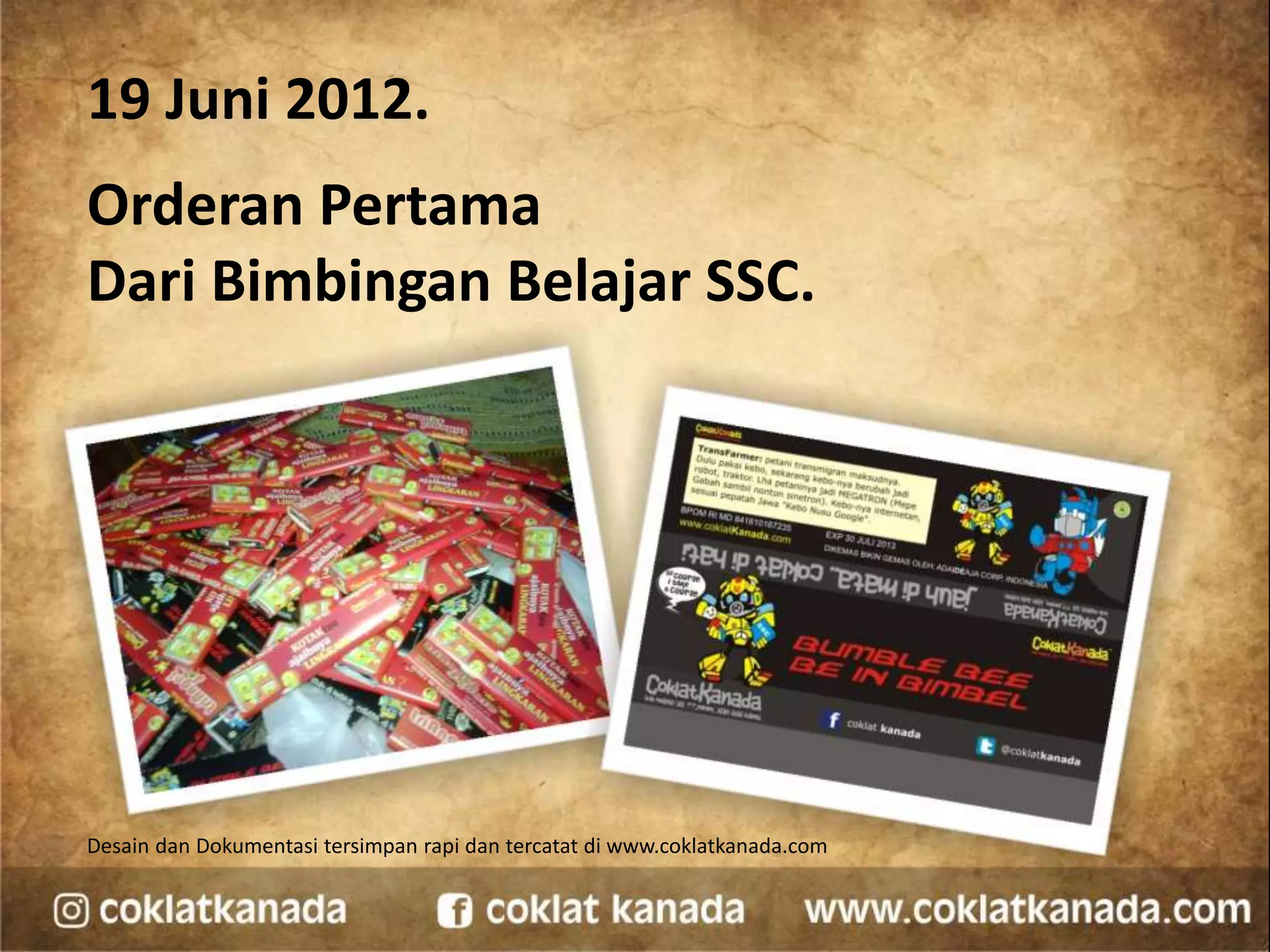 Sejarah coklat kanada | PPT Sejarah coklat kanada | PPT