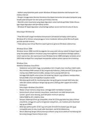 Sejarah dan generasi windows | PDF