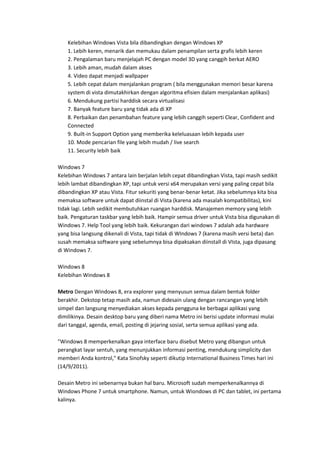 Sejarah dan generasi windows | PDF